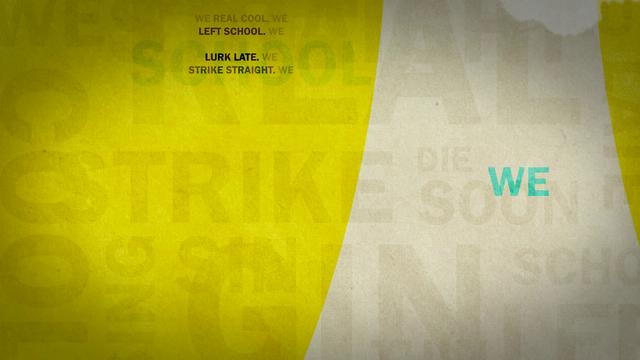 We Real Cool by Gwendolyn Brooks | Moving Poems